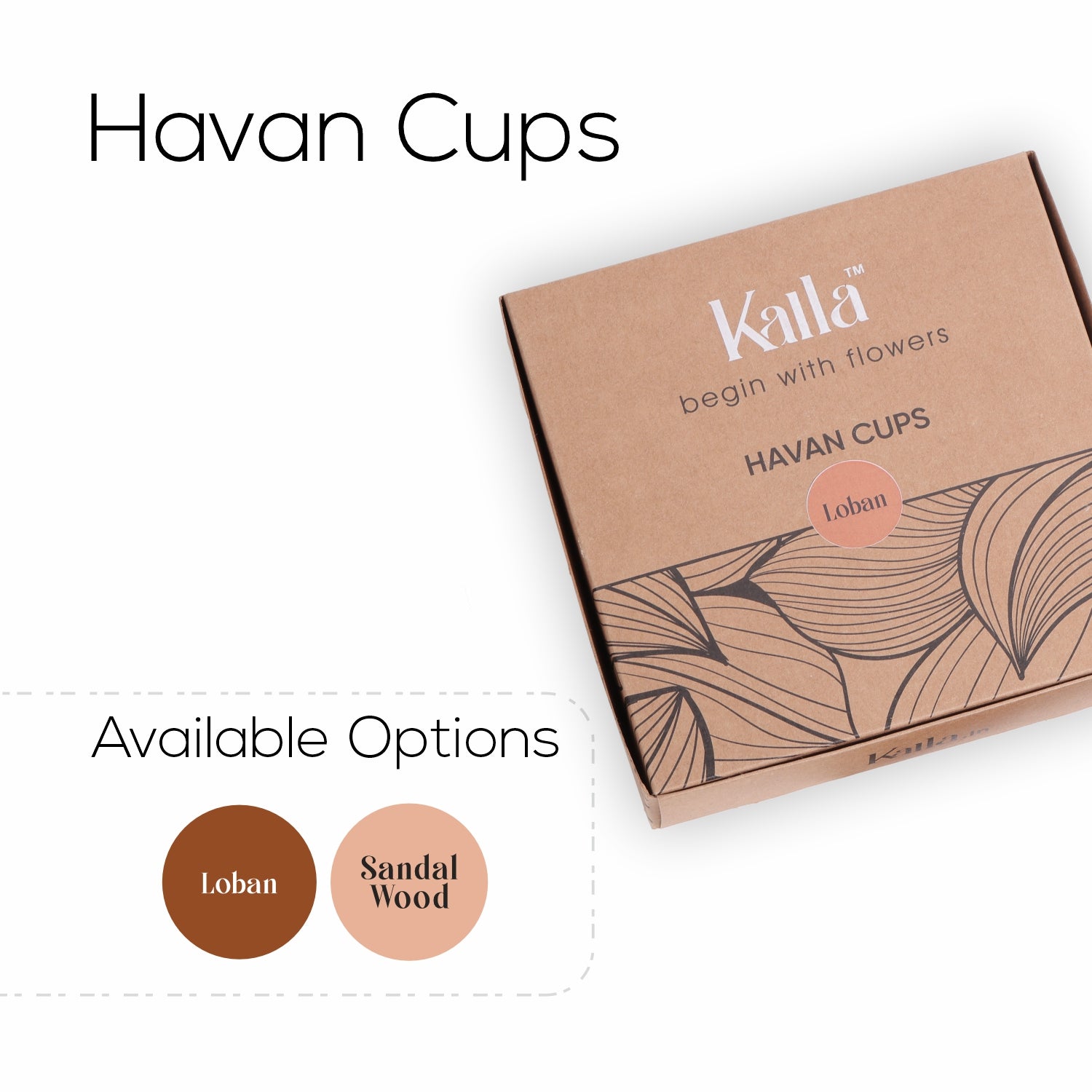 Havan Cups – Kalla begin with flowers